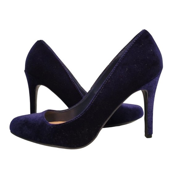 LC Lauren Conrad | Shoes | Lauren Conrad Blossom Navy Blue Synthetic ...